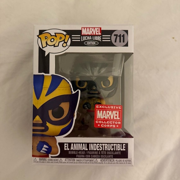 Funko | Toys | Funko Marvel Lucha Libre El Animal Indestructible Figure ...